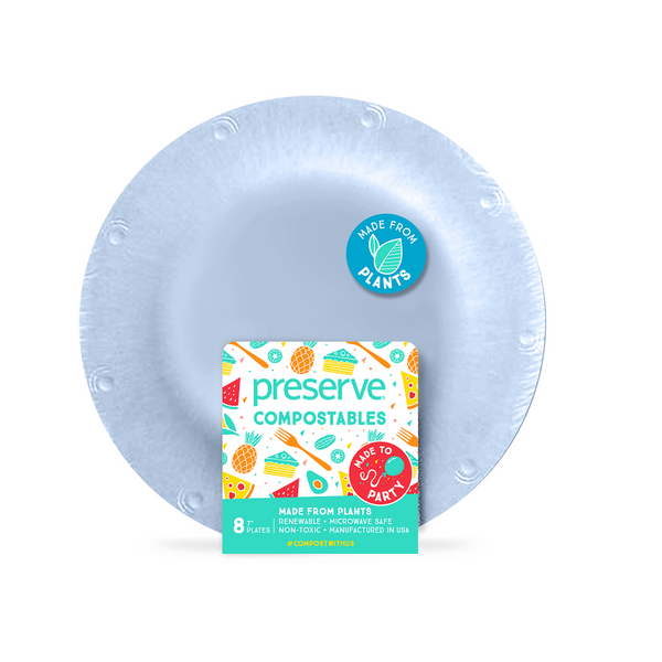 Preserve Small Compostable Plates | 8 Count