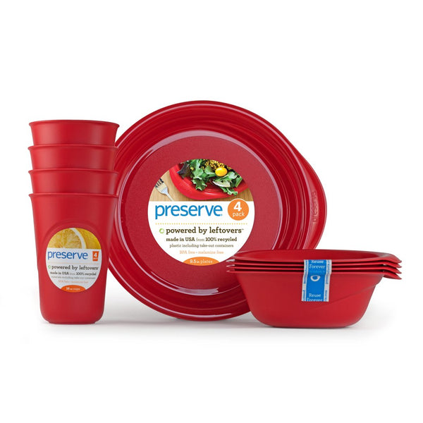 Preserve Everyday Tableware Set | Pack for 4