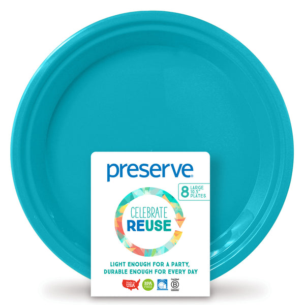 Preserve Large On The Go Plates | 8 Count