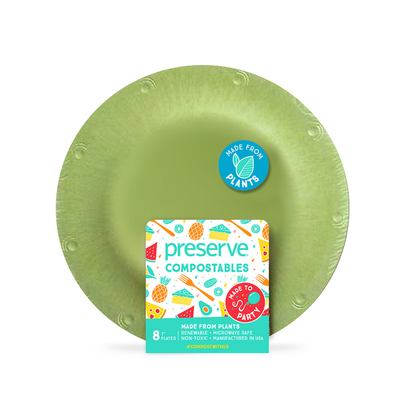 Preserve Small Compostable Plates | 8 Count